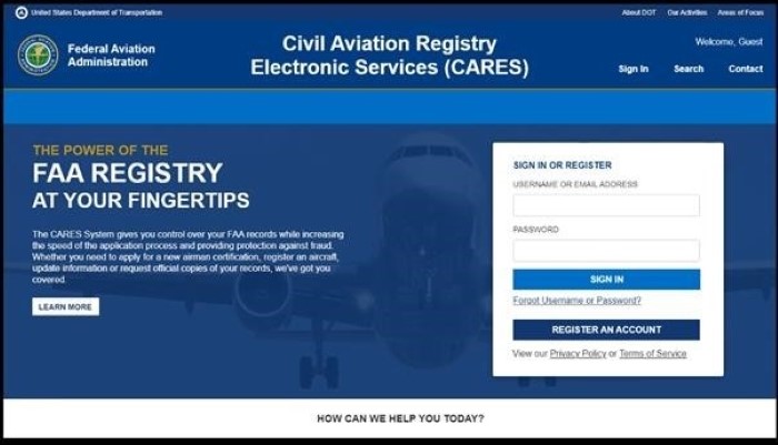 MONRONeYnews: Construction Zone - Civil Aviation Registry Electronic ...